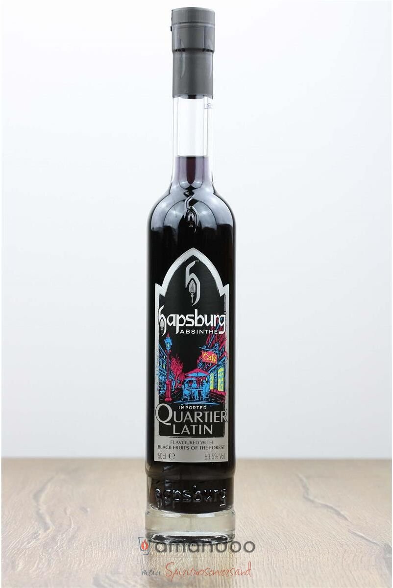 Hapsburg Absinthe QUARTIER LATIN Flavoured with Black Fruits of the F