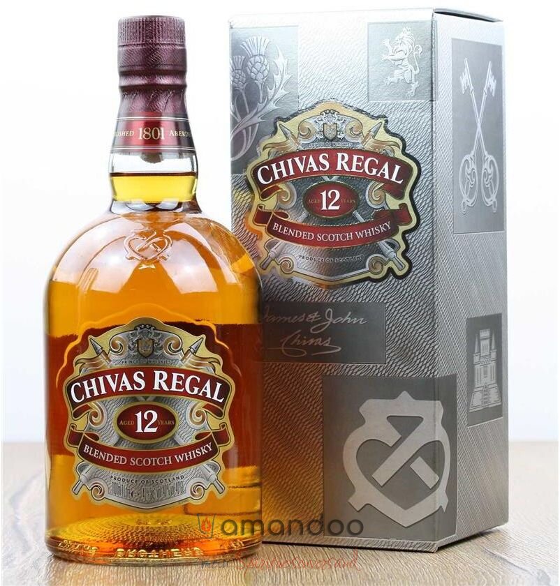 Chivas Regal 12 J. Old Blended Scotch Whisky 1l