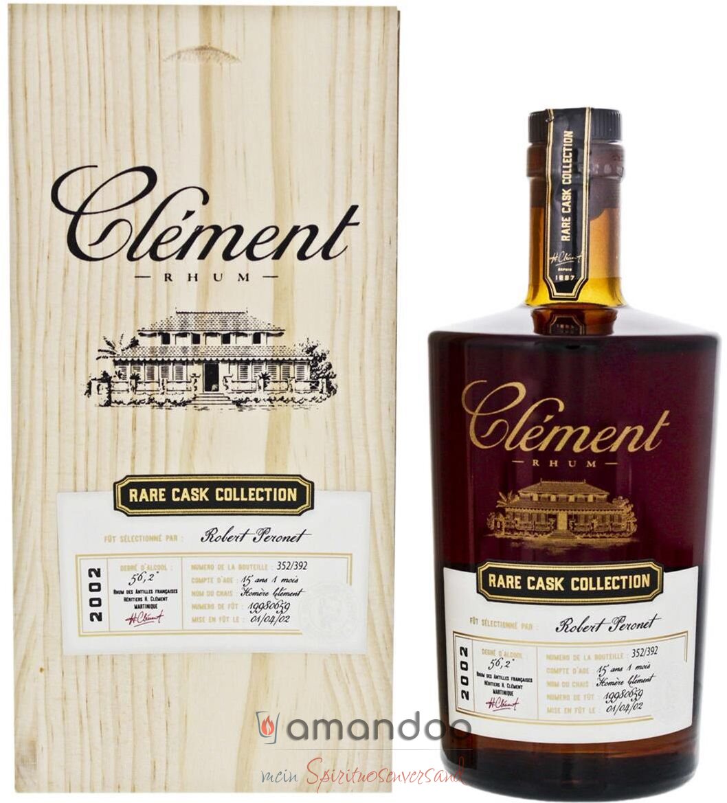 Clement Rhum Vieux Rare Cask Collection 2002 Matured 15 Jahre and 1 m
